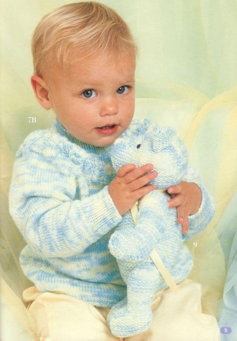 Patons 5000 A Complete Wardrobe of Handknits for Baby - Etsy