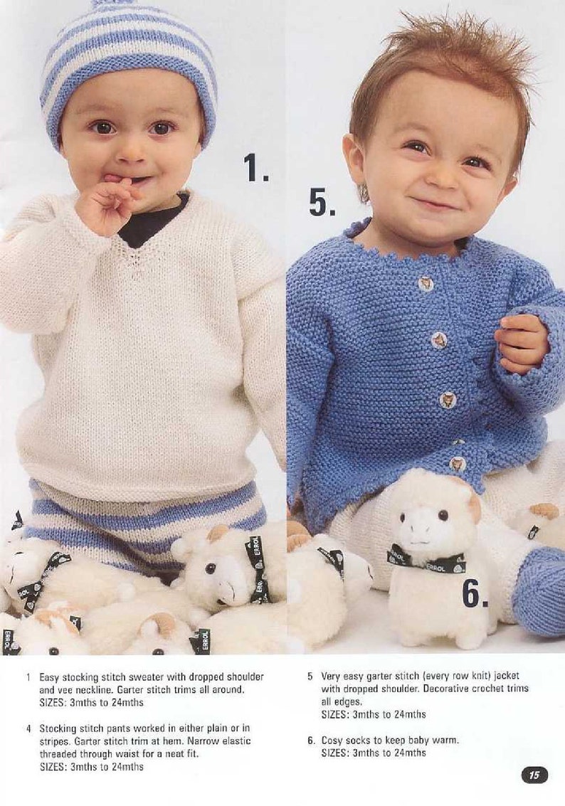 Patons 2137 Quick Knits for Modern Babies - Etsy