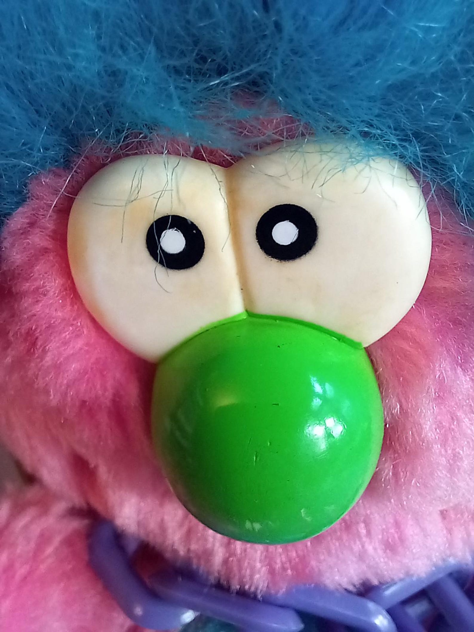 Vintage Kuddlee Uglee Pink & Blue Monster 80s Soft Toy Plush Small - Etsy