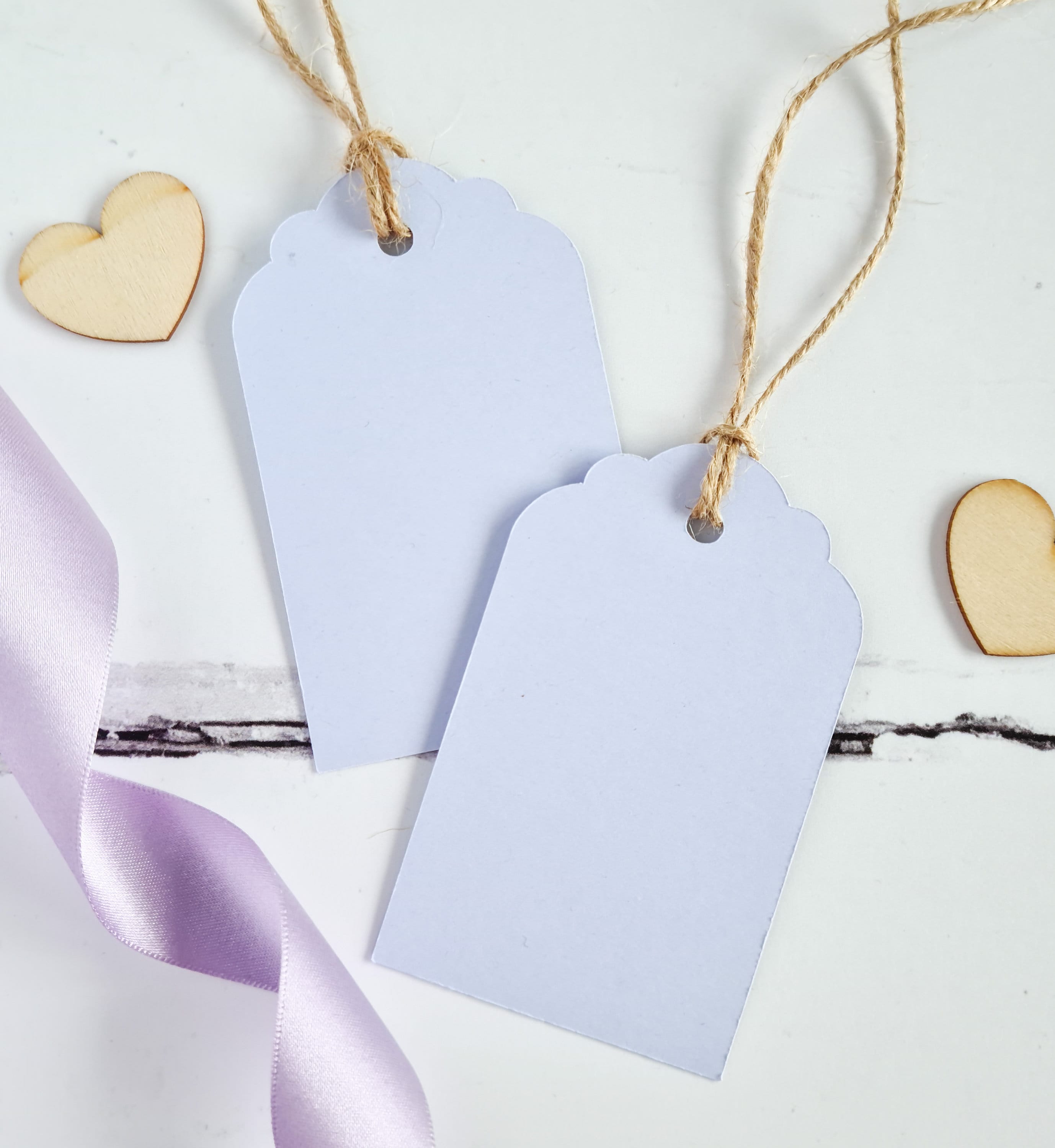 Pale Lilac Christmas Gift Tags X10. Blank Purple Gift Tags for - Etsy ...