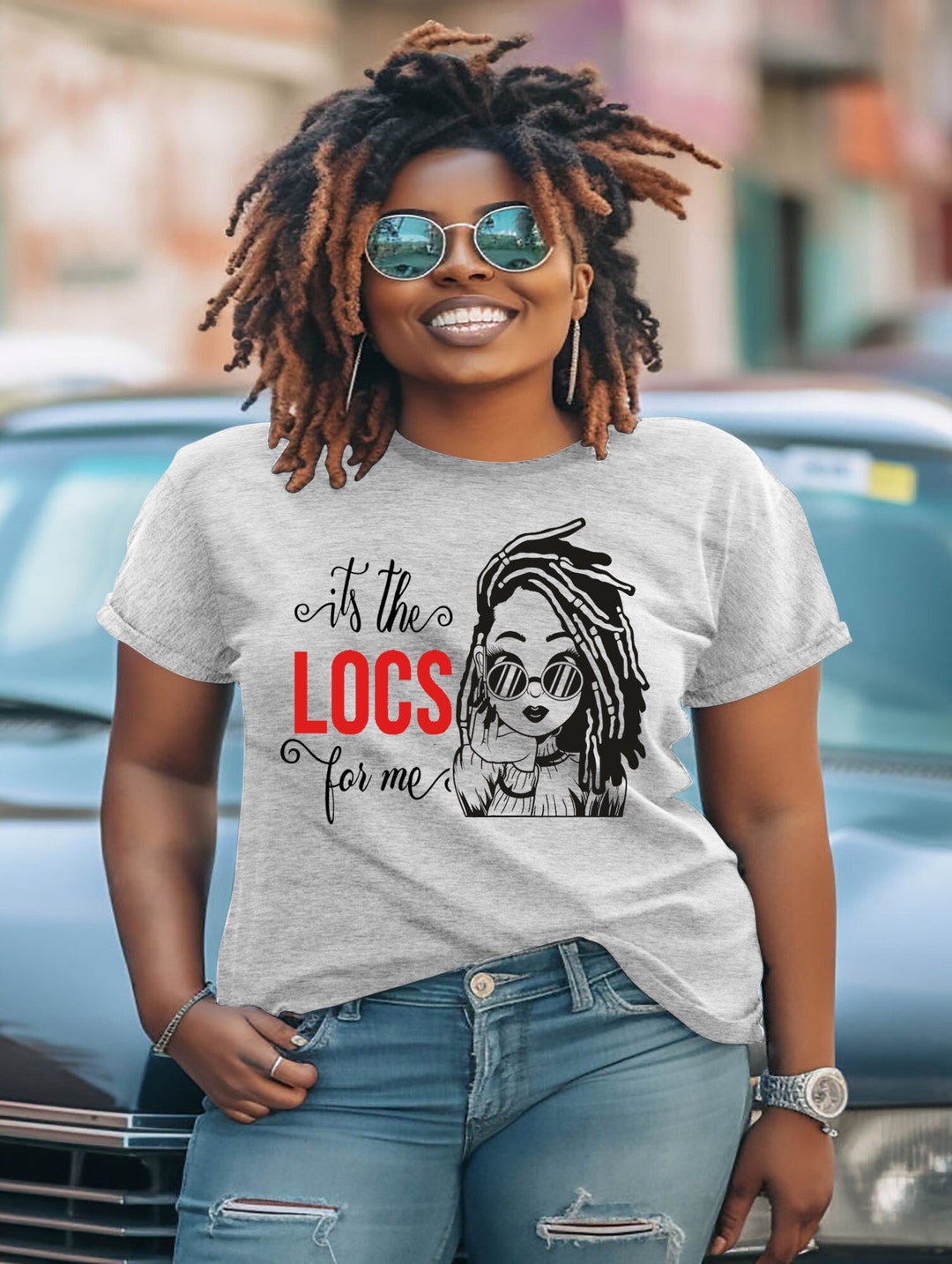 Shirt Loc, T Shirt It's the Locs for Me, Shirt Natural Hair, Shirt Queen Loc, Women for Trendy ...