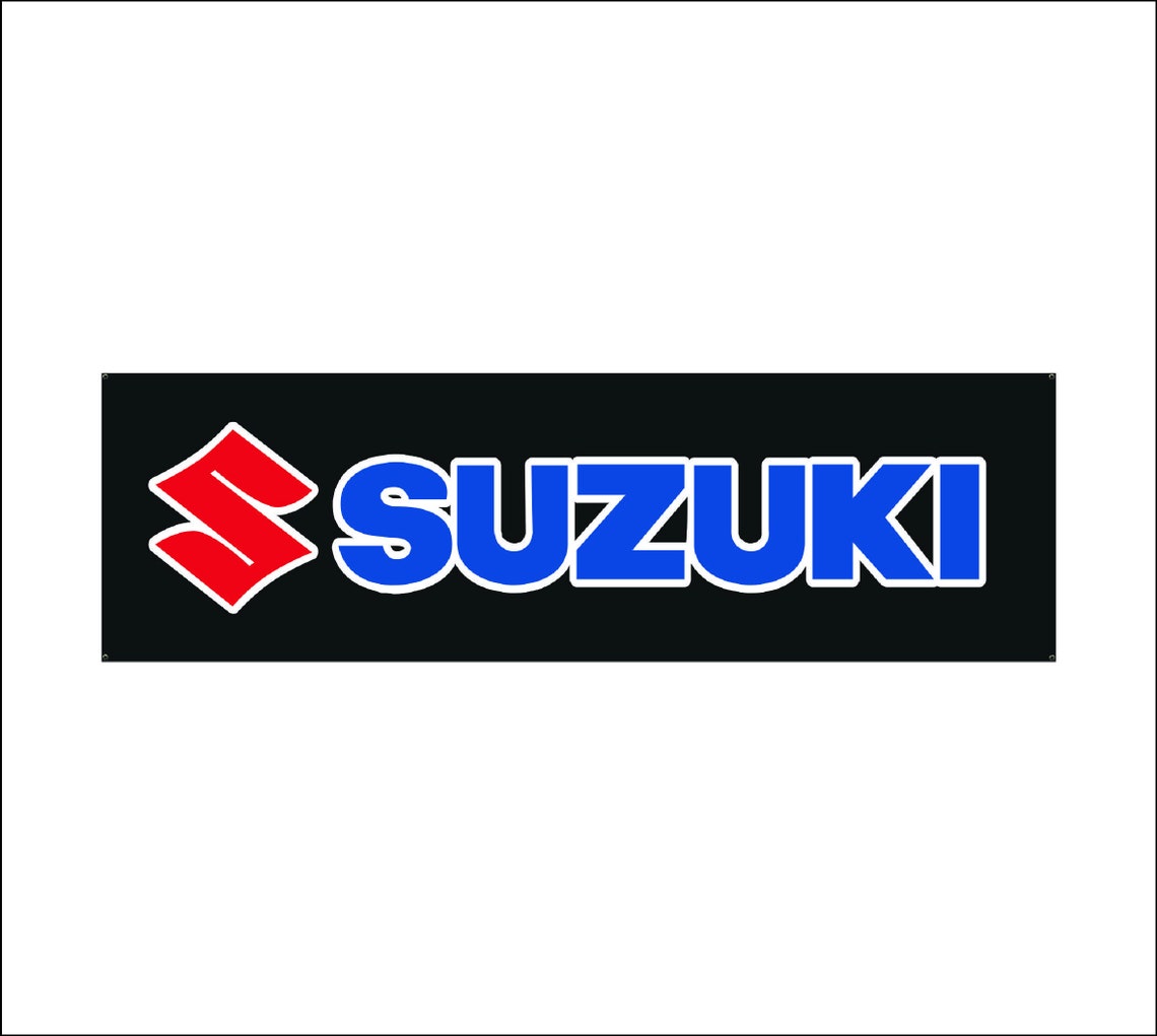 SUZUKI Logo Banner Vinilo Garage Sign oficina o showroom | Etsy