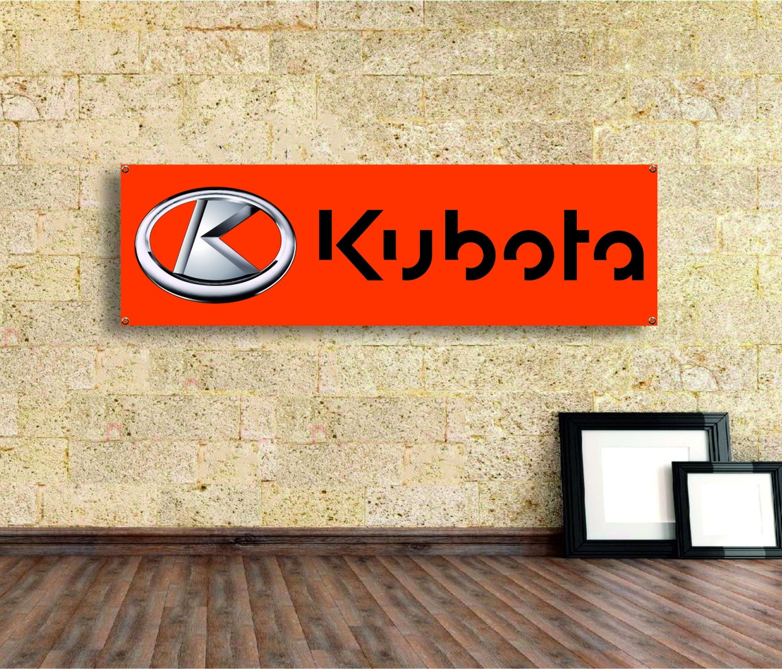 Kubota Logo Banner VinylGarage Signoffice or | Etsy