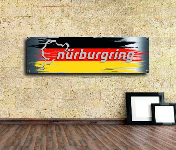Nurburgring Logo Banner VinylGarage Signoffice or | Etsy