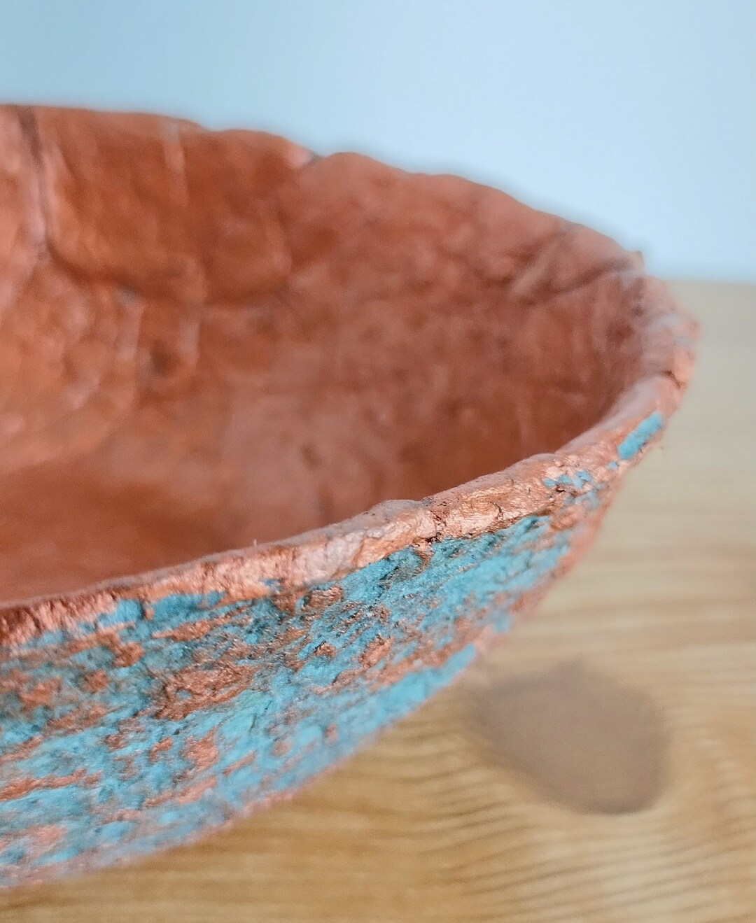 Handmade Paper Bowl Copper Paper Bowl Egg Carton Paper Bowl - Etsy