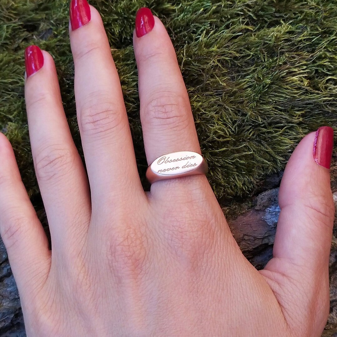 Cursive Font, Quote Jewelry, Inspirational Quote, Personalized Jewelry ...