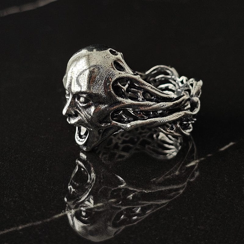 Macabre Horror Ring - Etsy UK