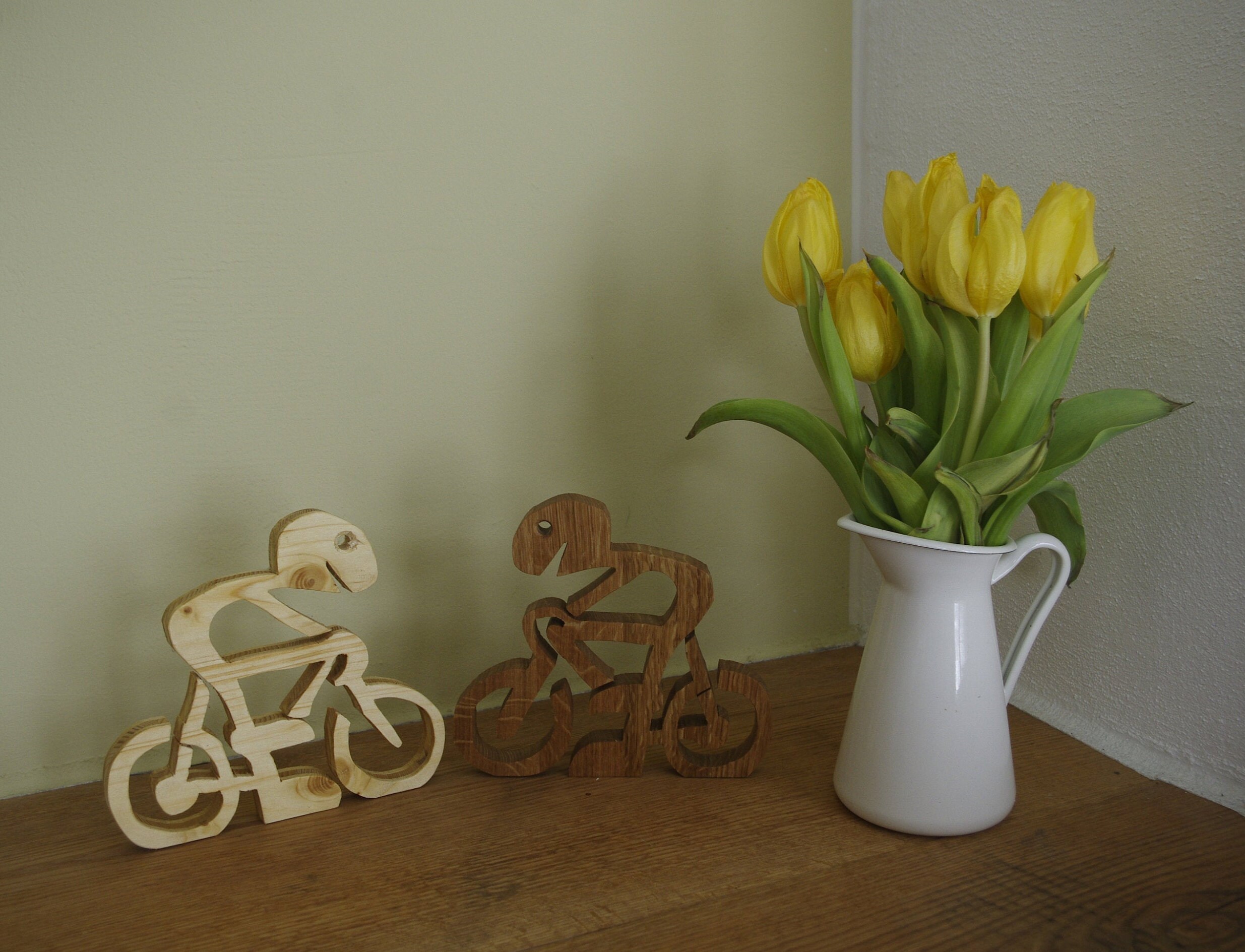 Bicycle Wooden Figure "peter Sagan" Wooden Sculpture Cyclist Made of ...