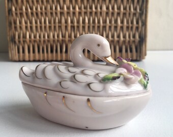 Swan Trinket Box | Etsy