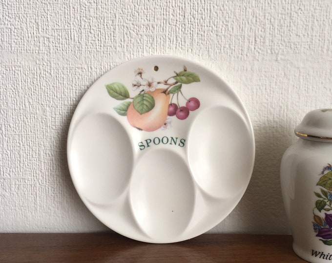 Melamine Spoon Rest Fruit Pattern Spoon Holder. - Etsy