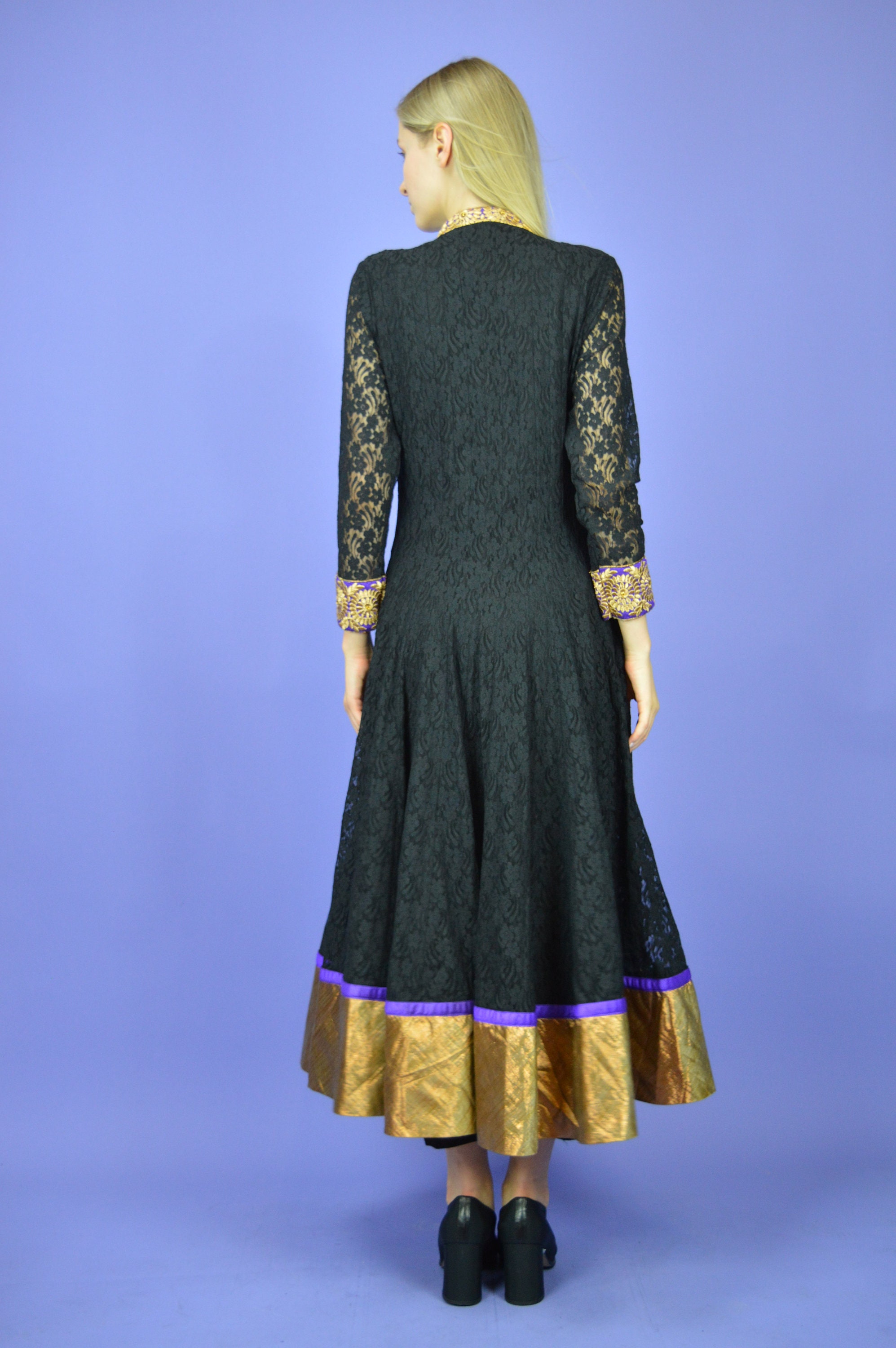 Vintage Two Colour Classic 80's Long Sleeve Dress {W466} - Etsy