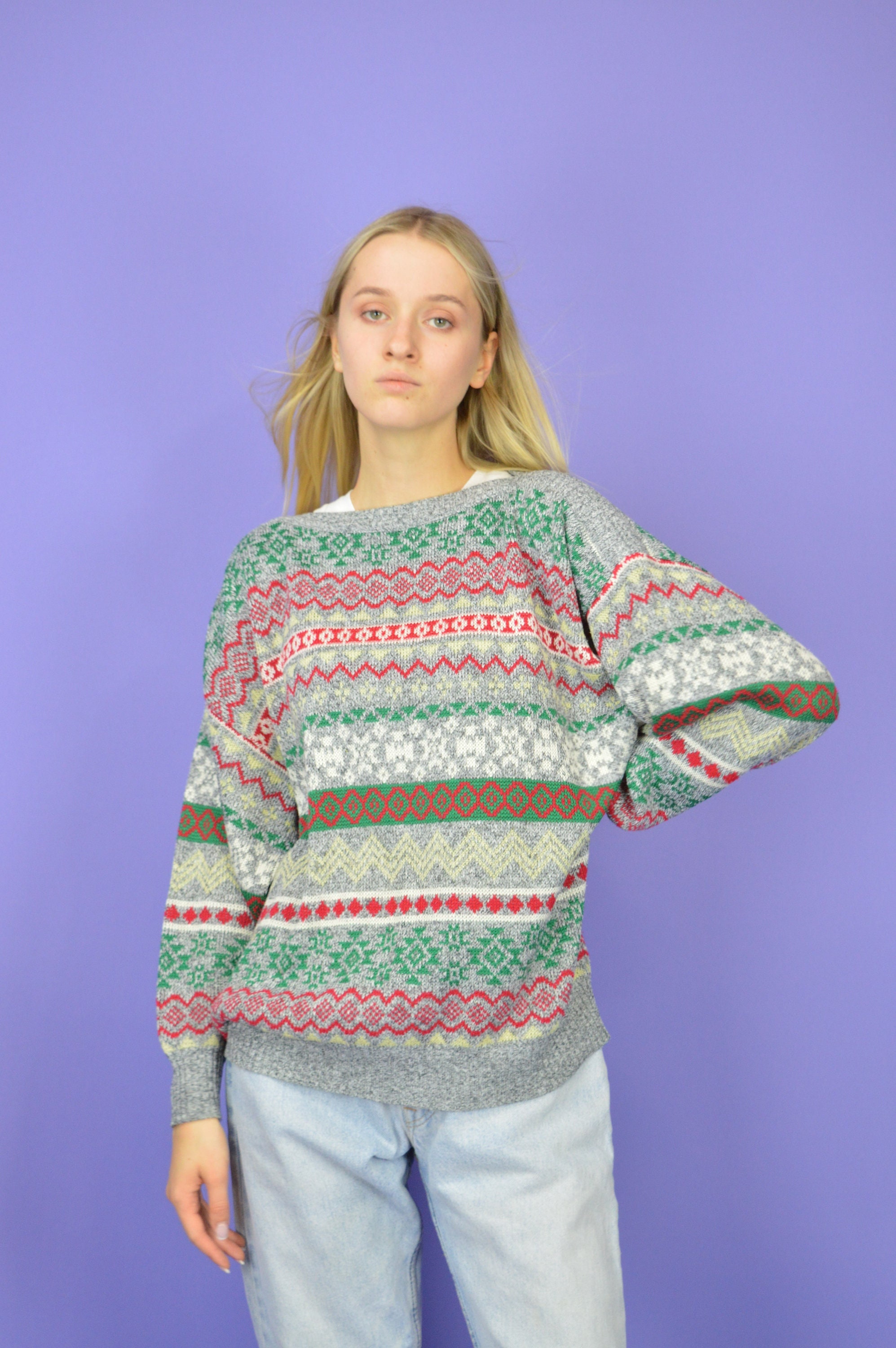 Vintage Multicolour Graphic Classic 80's Sweatshirt W536 - Etsy Vintage Multicolour Graphic Classic 80's Sweatshirt W536 - Etsy