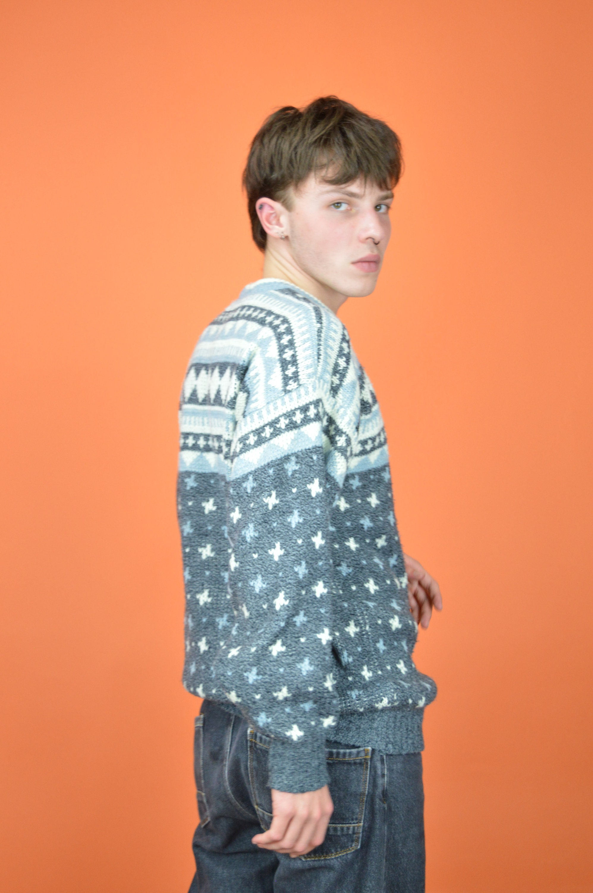 Vintage Two Color Classic Graphic 80's Sweatshirt {156} - Etsy