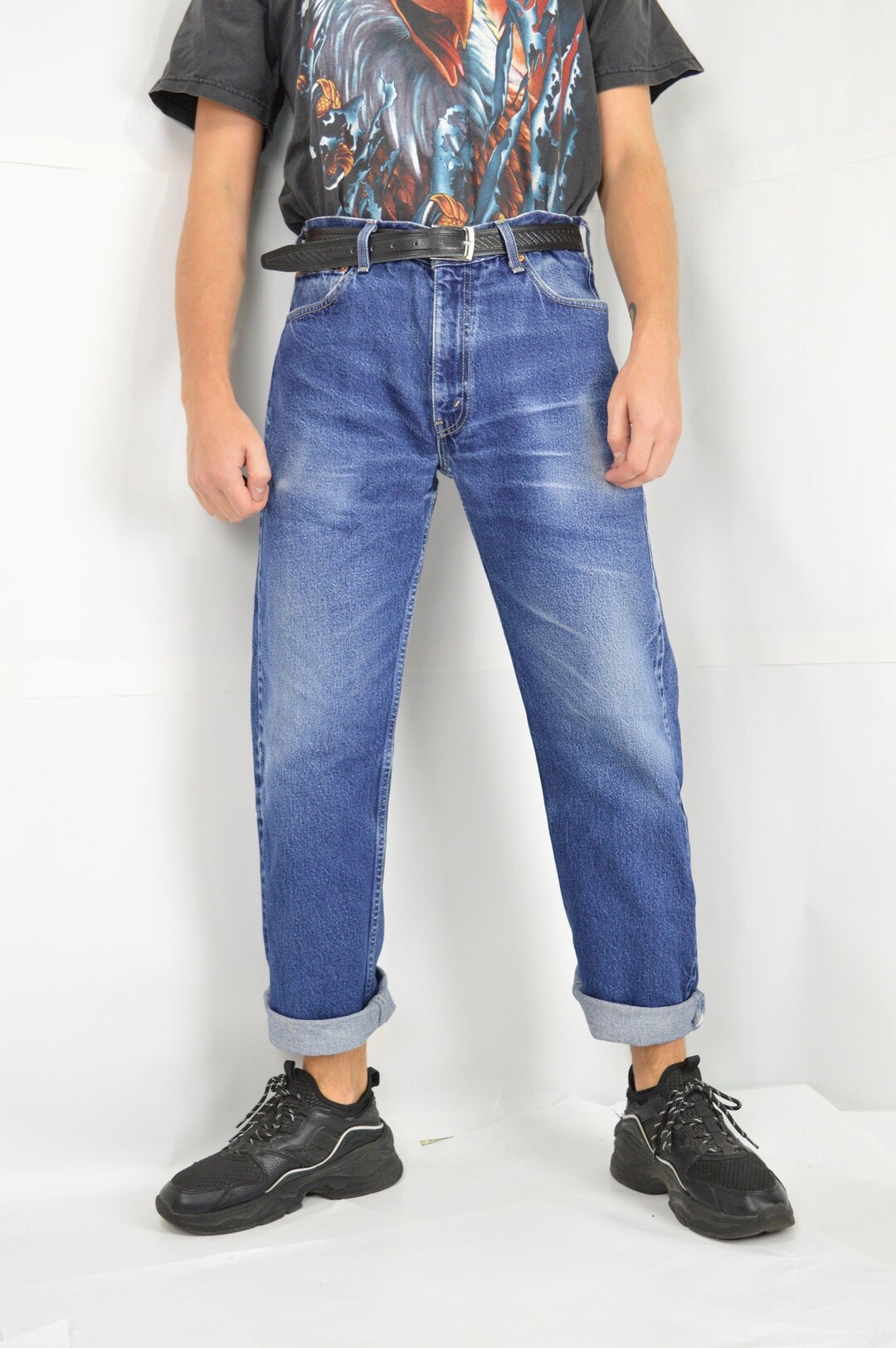 Vintage Blue LEVI'S 581 Denim Straight Jeans Trousers {692} - Etsy