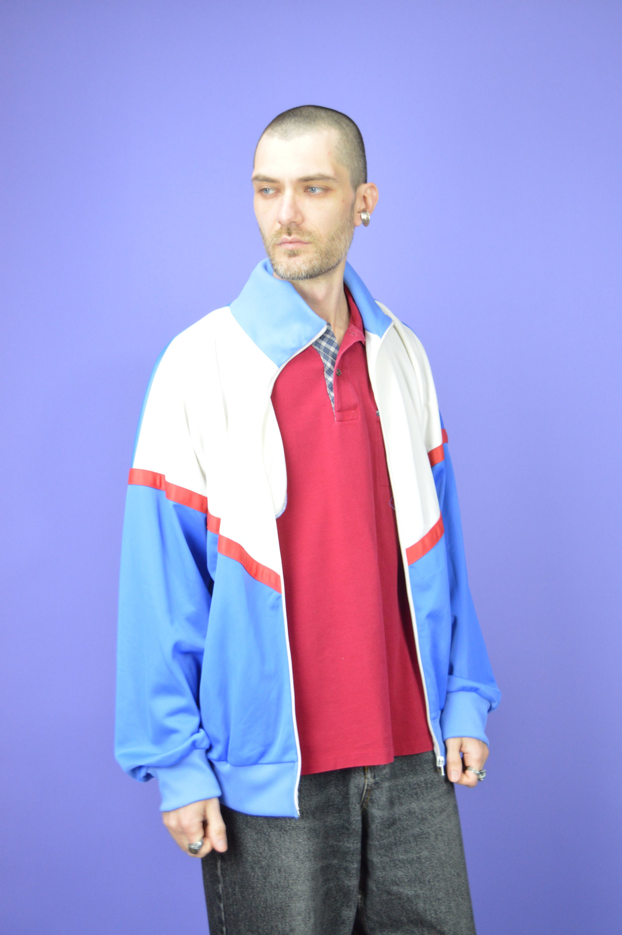 Vintage Multicolour Sports Graphic Track Jacket TJ74 - Etsy