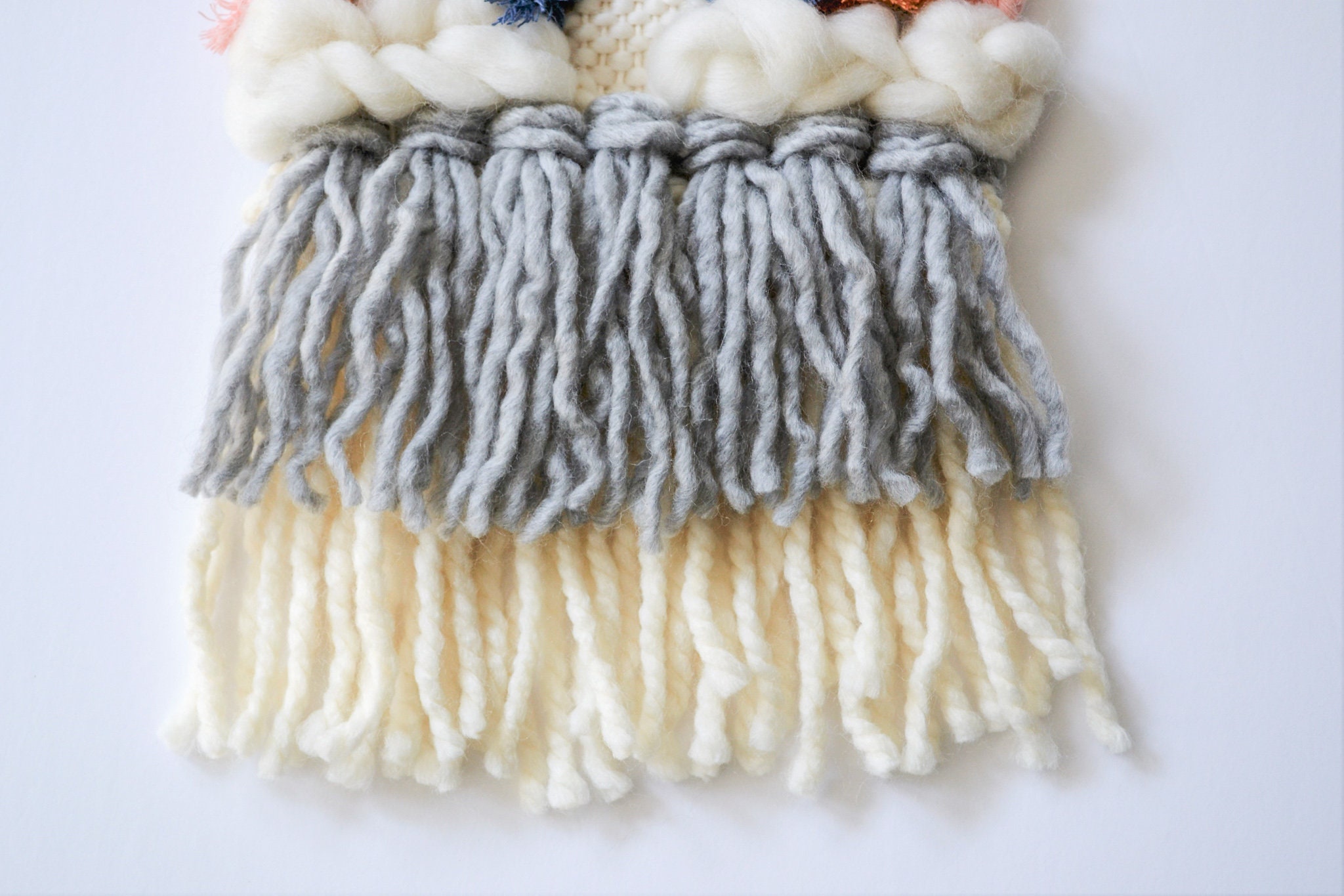 Rainbow Weaving Rainbow Wall Art Woven Wall Hanging - Etsy