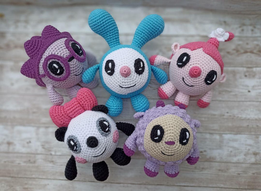 Babyriki Cartoon Characters / Hedgehog Chichi / Pig Rosy / Bunny Krashy ...