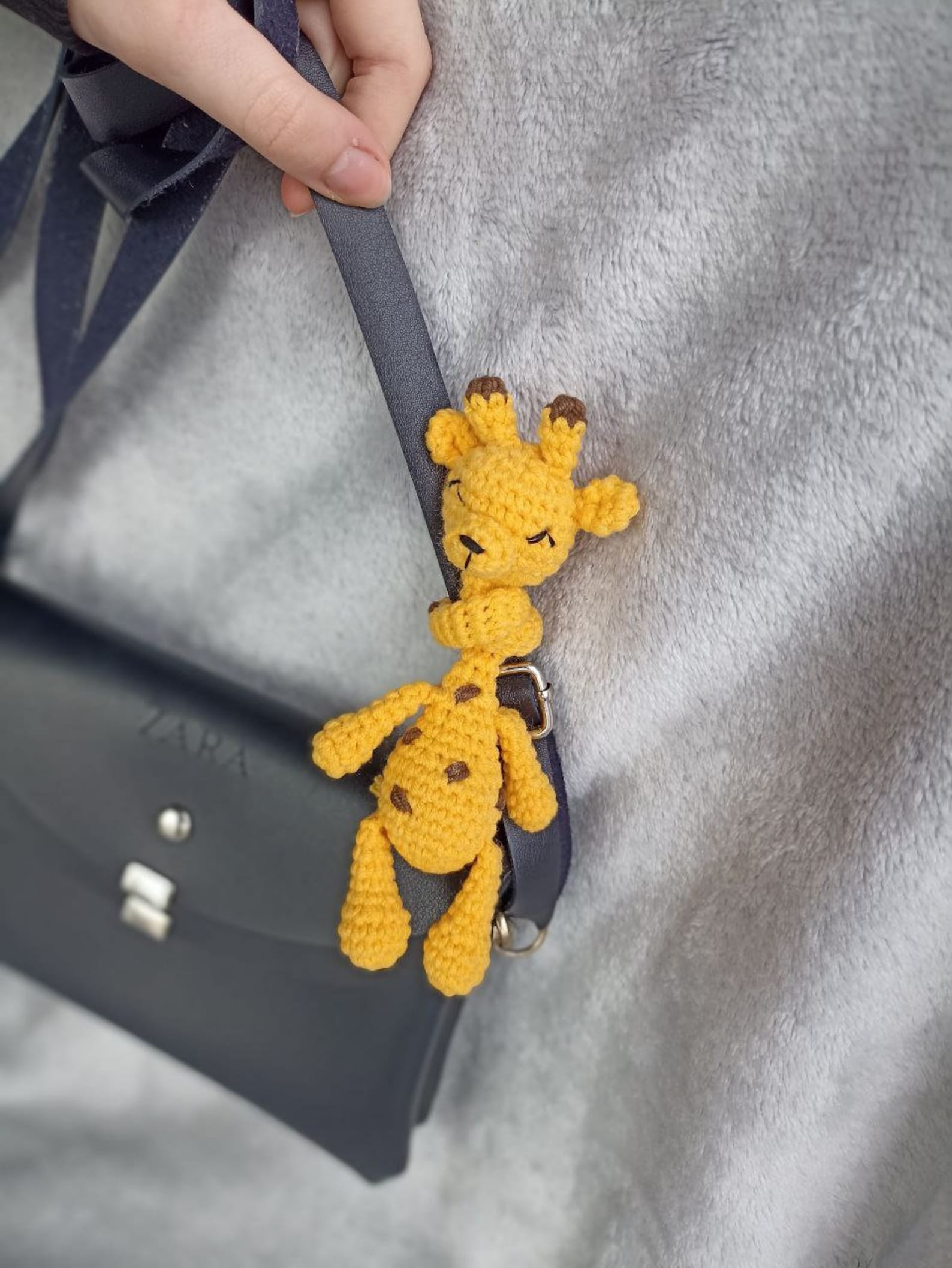 Long-neck Duck / Frog / Giraffe / Crochet Key Chain /bag Accessories - Etsy