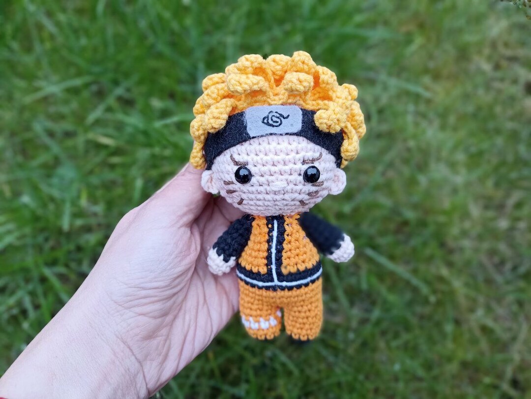 Naruto / Kurama Anime Character / Nine-tails Demon / Crochet Keychain ...