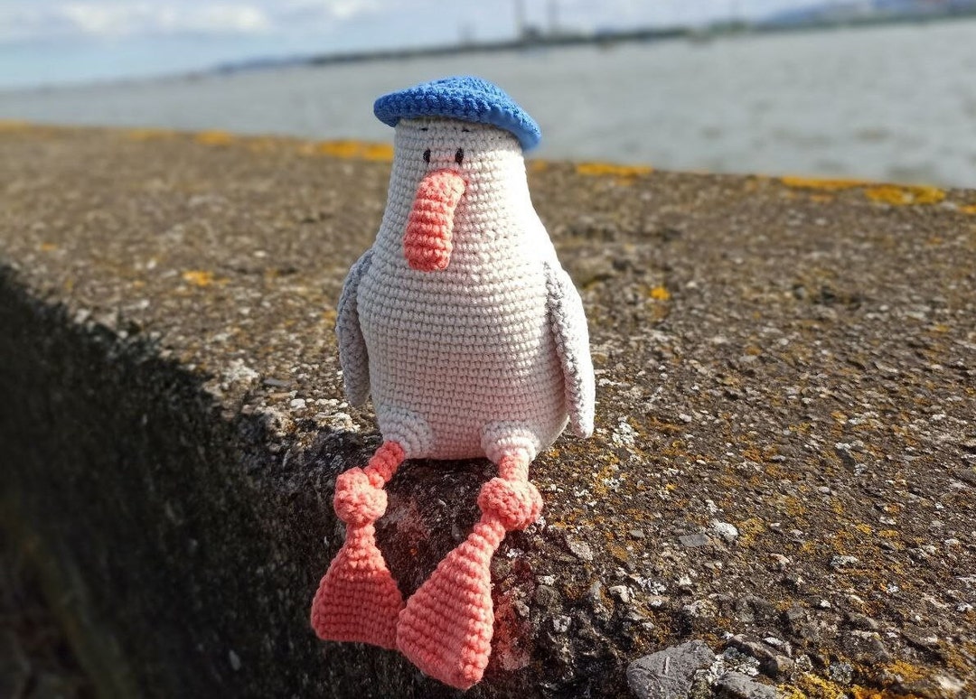 Crochet Seagull / Crochet Bird / Sea Themed Decor / Gull Toy - Etsy