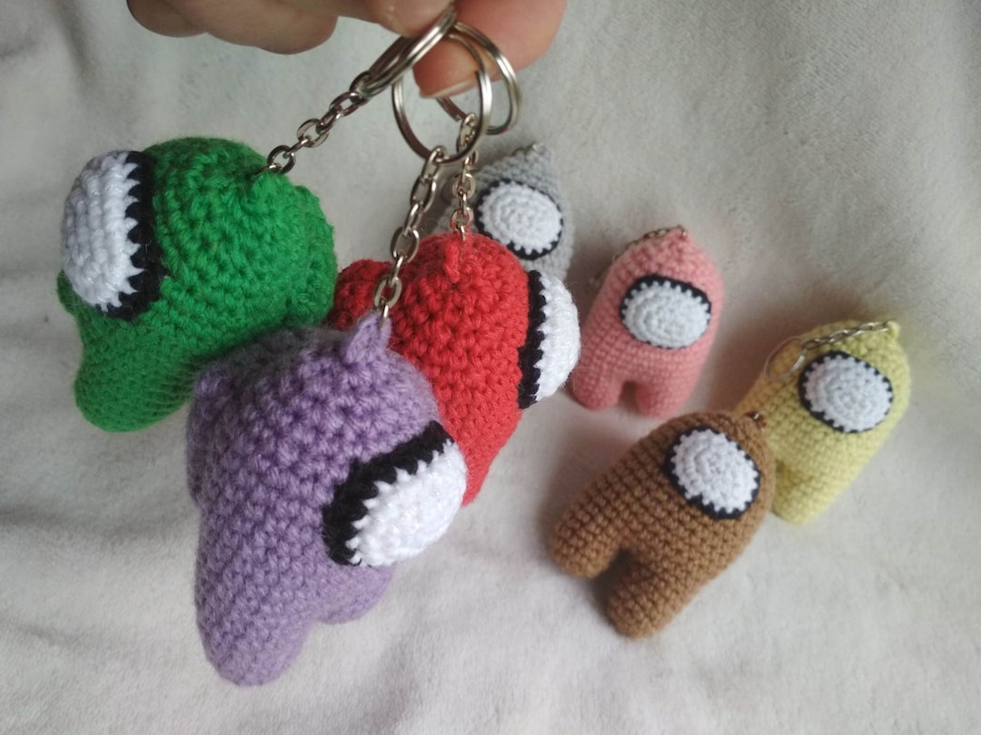 Among Us Keychain / Game Character / Imposter / Crochet Amongus - Etsy