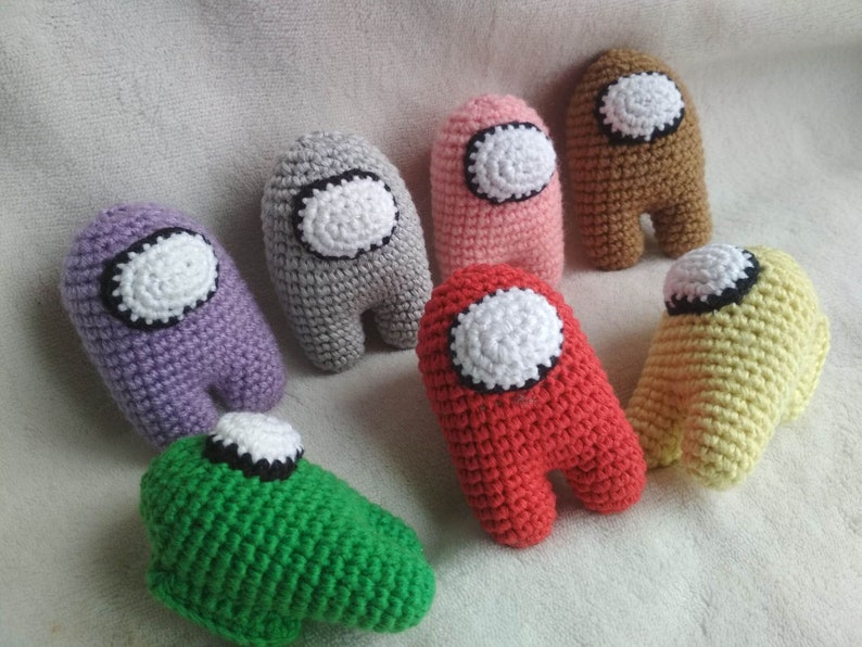 Among Us Keychain / Game Character / Imposter / Crochet Amongus - Etsy