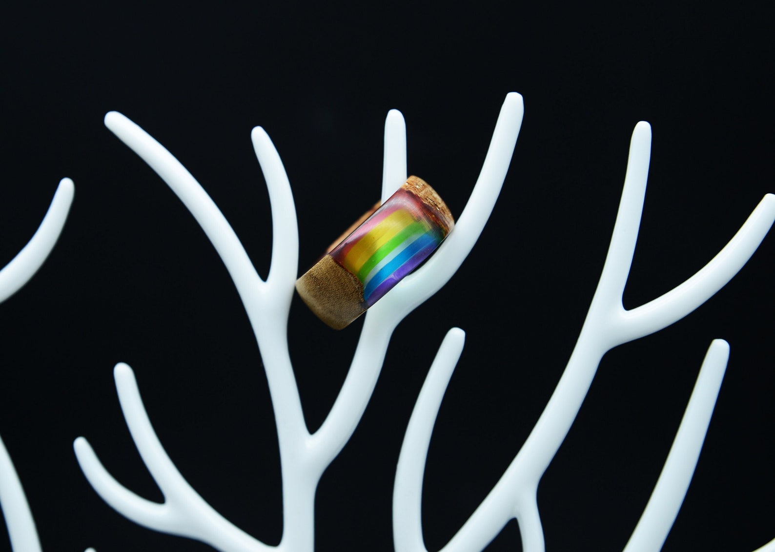 Gay Pride Ring LGBTQ Ring Lesbian Flag Ring Rainbow Ring - Etsy