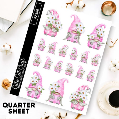 Blueberry Gnome Planner Stickers Tiny Berry Gnome Planner - Etsy