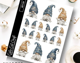 Gnome Planner Stickers | Etsy