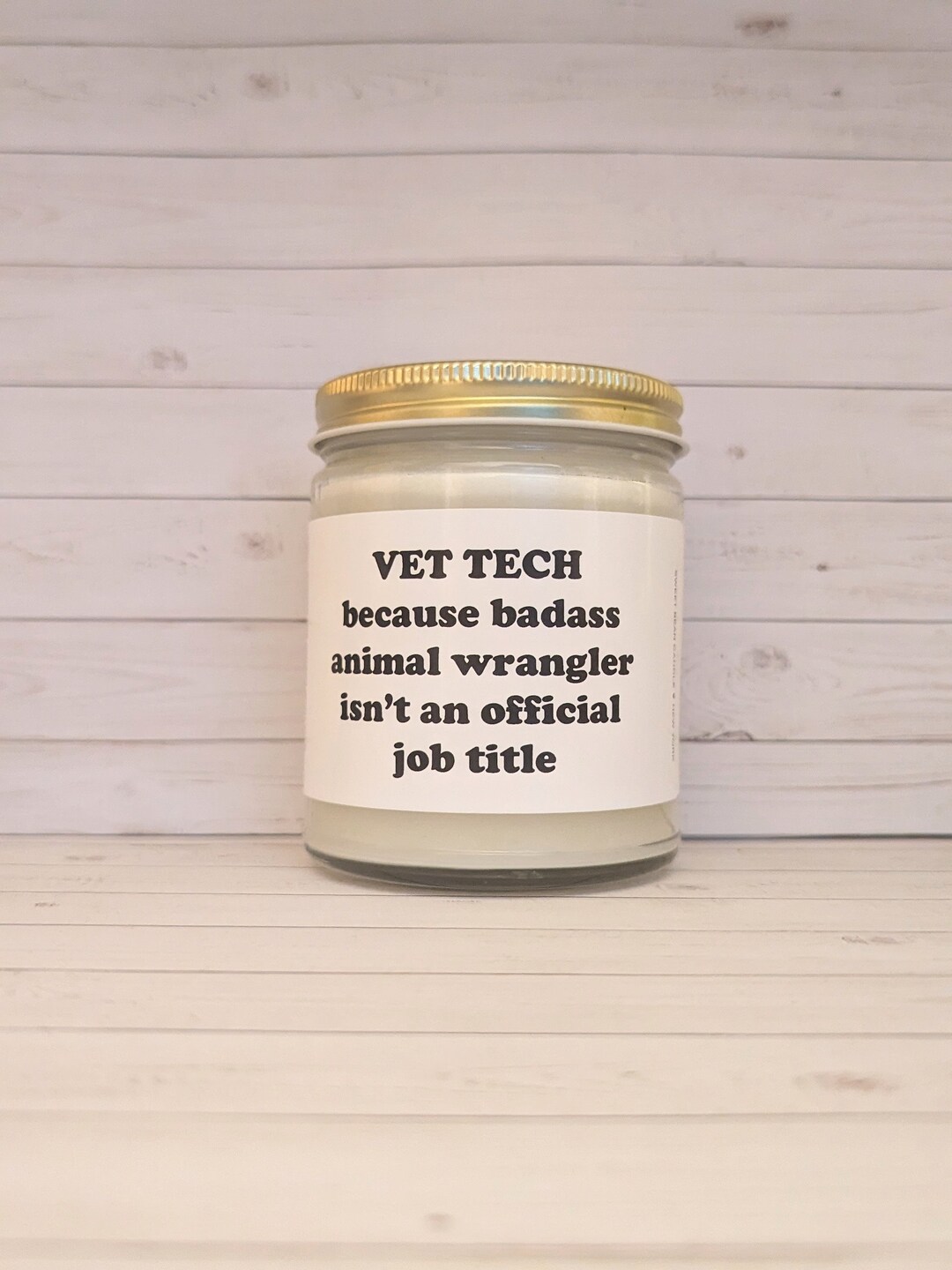 Funny Vet Tech Gift Candle, Vet School Graduate, New Vet, Soy Candle ...