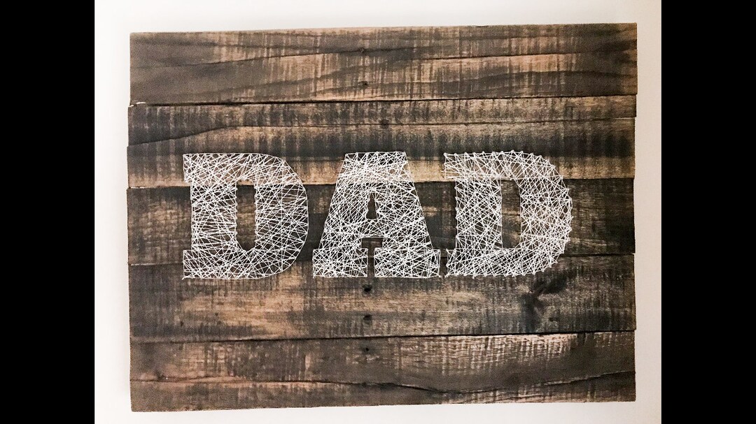 Custom Wall Art String Art Decorative Reclaimed Wood Wall Hanging ...