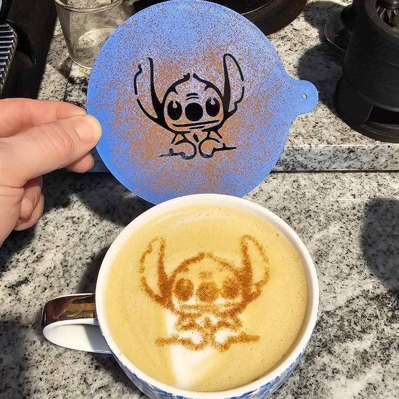 Cute Latte Art Stencils - Etsy