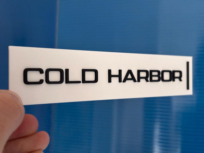 Severance Lumon Cold Harbor Sign 3D Effect | Cold Harbor - the ...