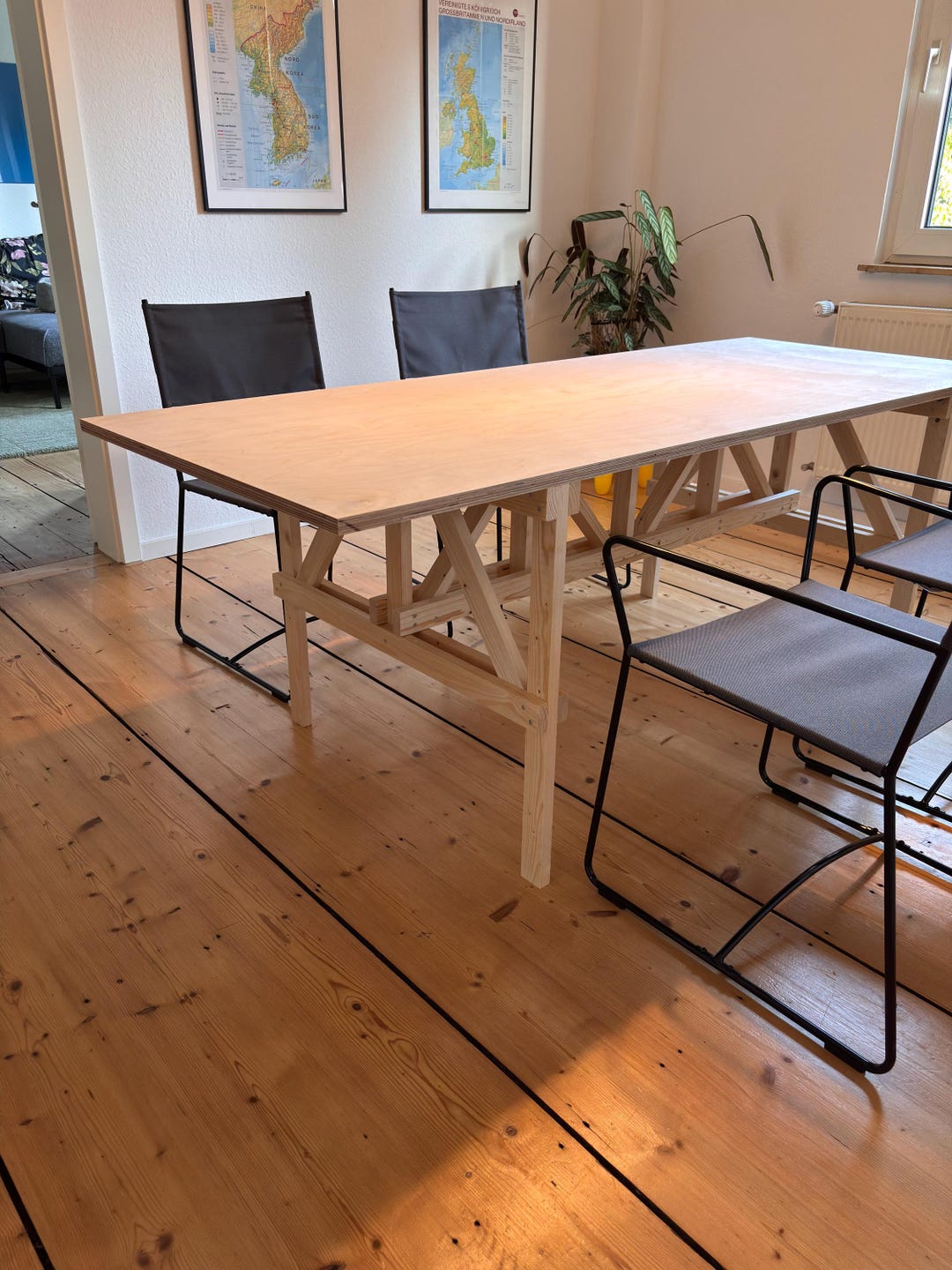 Minimalist Wooden Table - Inspired by Enzo Mari - Birch/eucalyptus ...