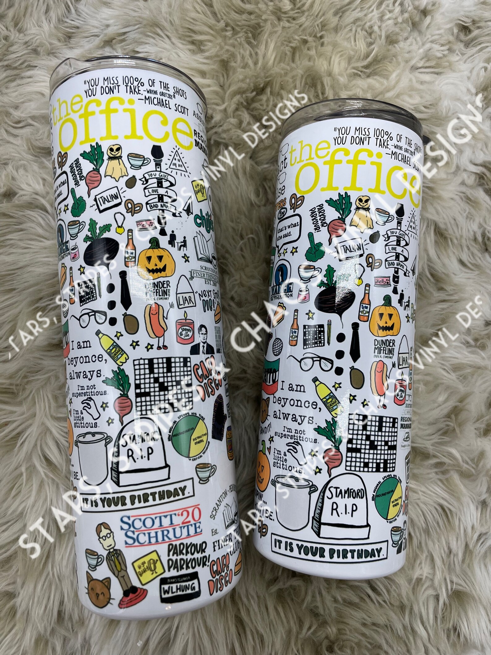 The Office Theme Tumbler - Etsy