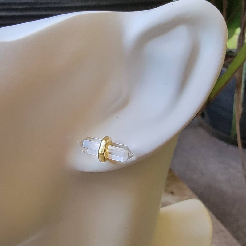 Clear Earrings - Etsy