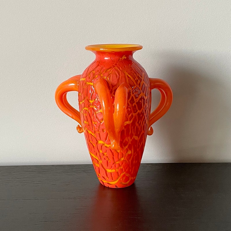 Orange Vases - Etsy