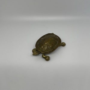 Antique English Early 1900's Brass Hinged Turtle Trinket Box - Etsy