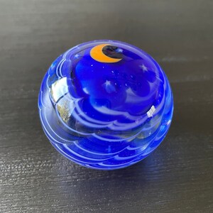 David Salazar of Lundberg Studios Moon & Stars Starry Night Glass ...