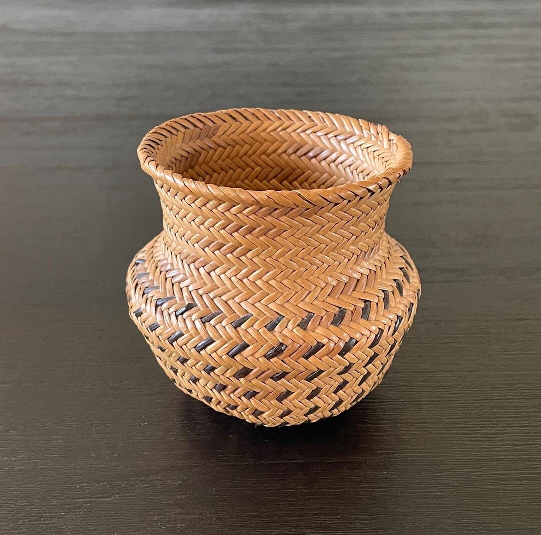 Vintage Tarahumara Native American Hand Woven Yucca Mini Basket - Etsy