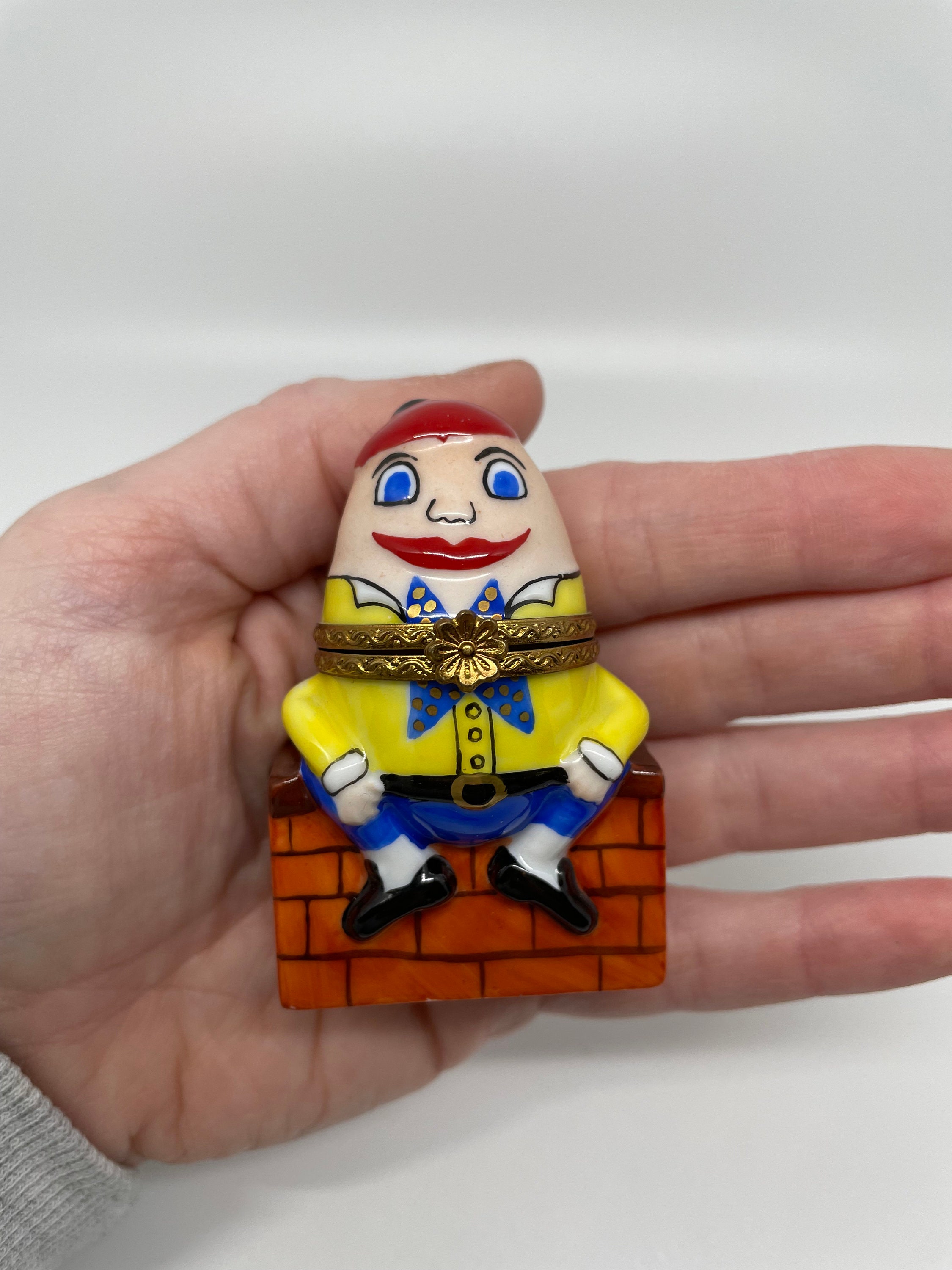 Vintage Humpty Dumpty on the Wall Limoges France Hand Painted Trinket ...