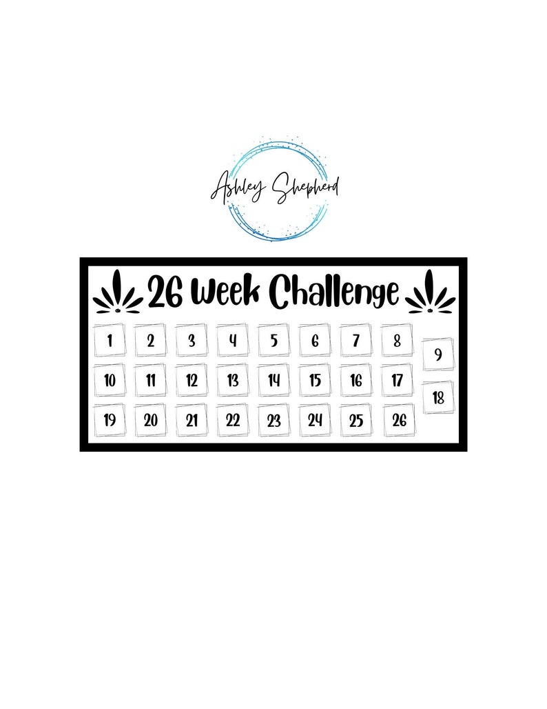 26 Week Savings for A6 Cash Envelopes | Printable | Fits in A6 Budget ...
