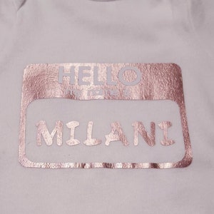 Hello My Name is Shirt - Etsy