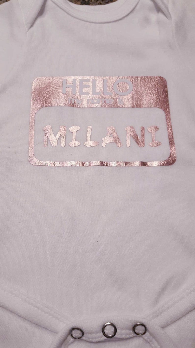Hello My Name is Shirt - Etsy
