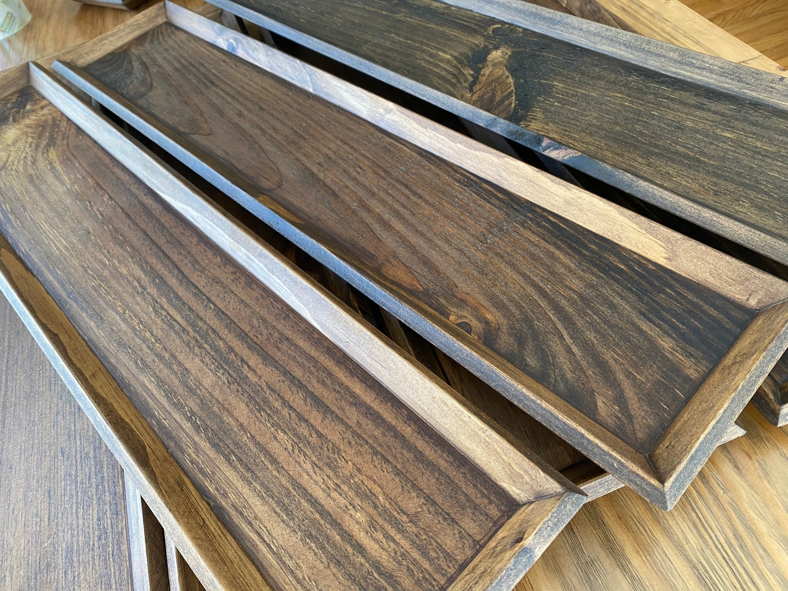 Centerpiece Tray Rustic Centerpiece Tray Holiday Centerpiece - Etsy