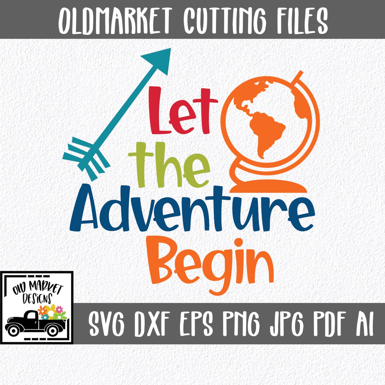Let the Adventure Begin SVG Cut File School SVG Clip Art | Etsy