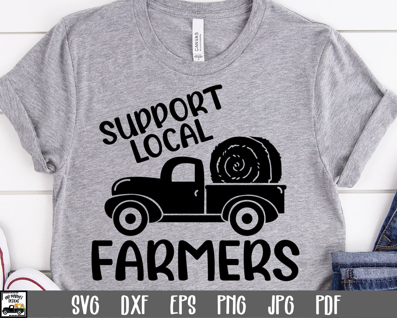 Support Local Farmers SVG File Printable Art Print Clip - Etsy