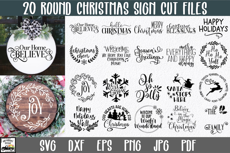 The Ultimate Round Sign SVG Bundle With Over 270 Designs 12 - Etsy
