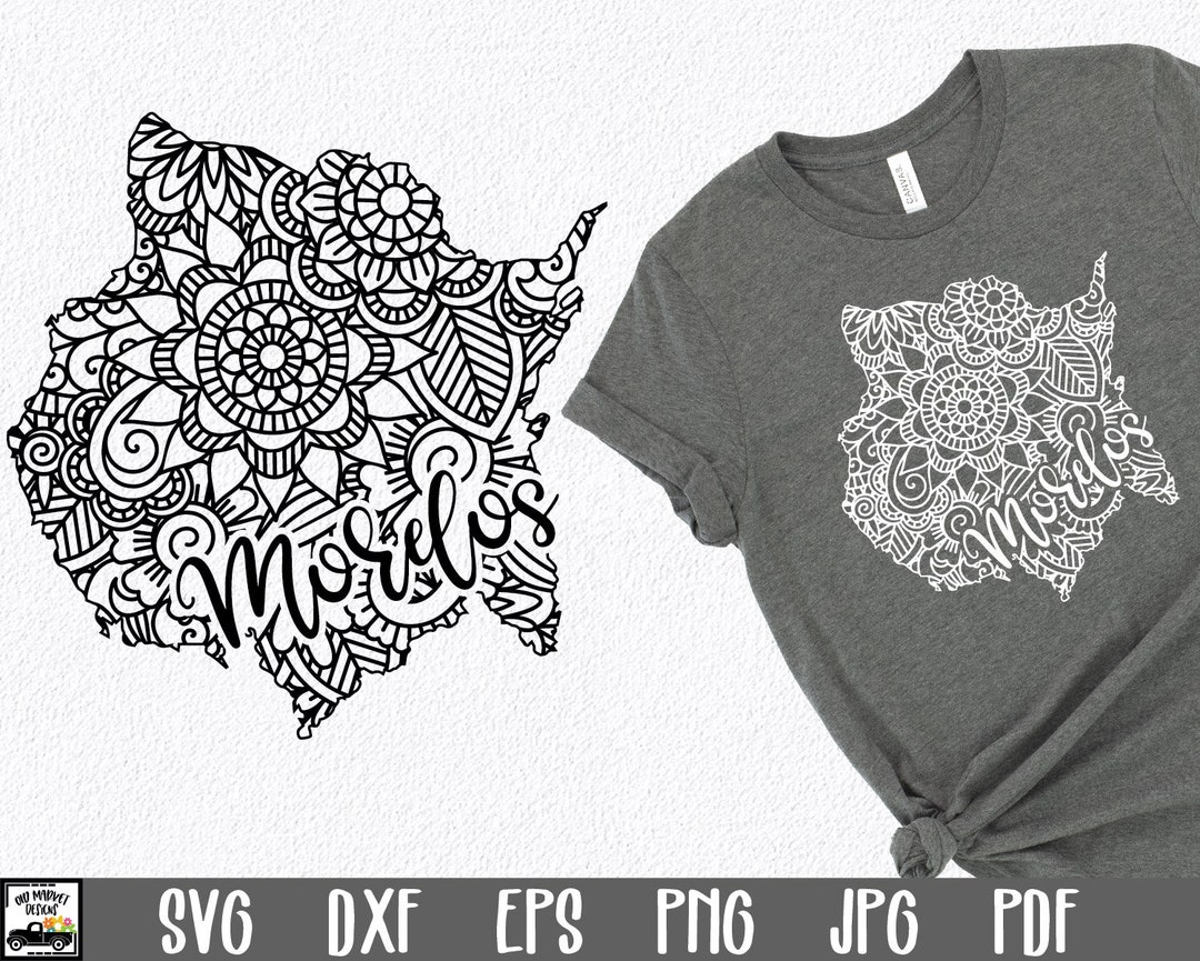 Morelos SVG File - Morelos Mexico Mandala Design - Mandala Clip Art ...