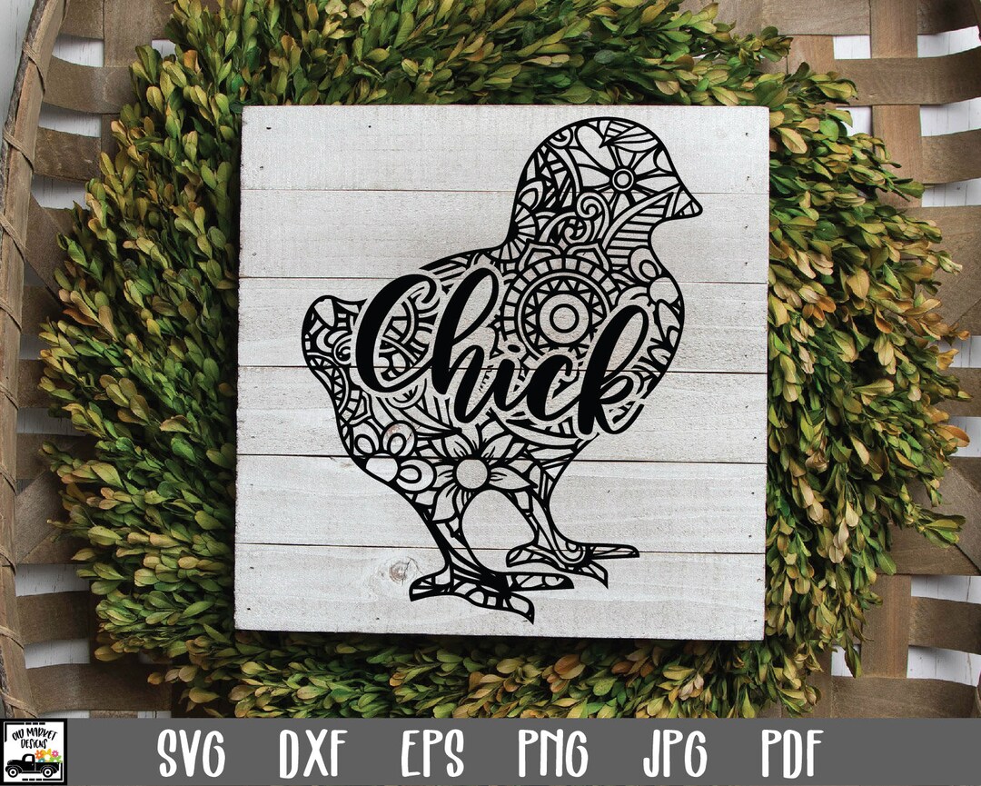 Chick SVG File - Chick Mandala SVG Cut File - Clip Art - Printable Art ...